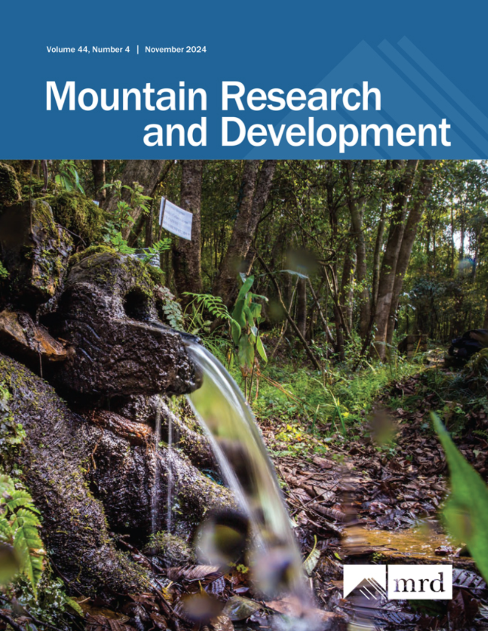 Mountain Research and Development Vol 44, No 4 available online and open access – Mountain ...