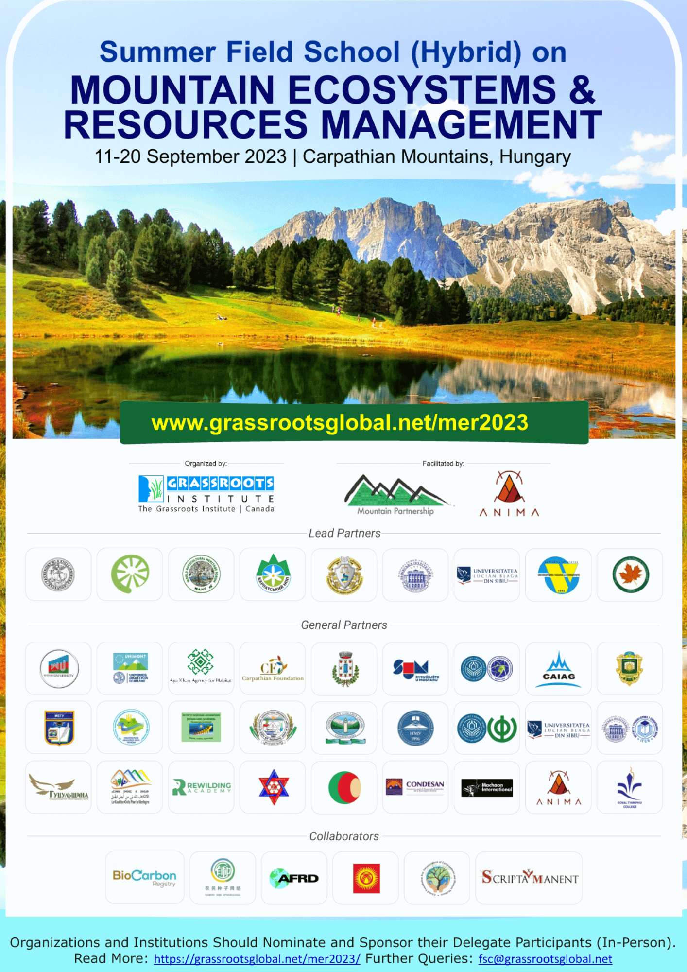 Mountain Ecosystems and Resource Management – Mountain Research Initiative MRI